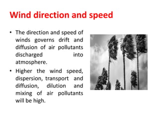 Meteorology and air pollution | PPTX
