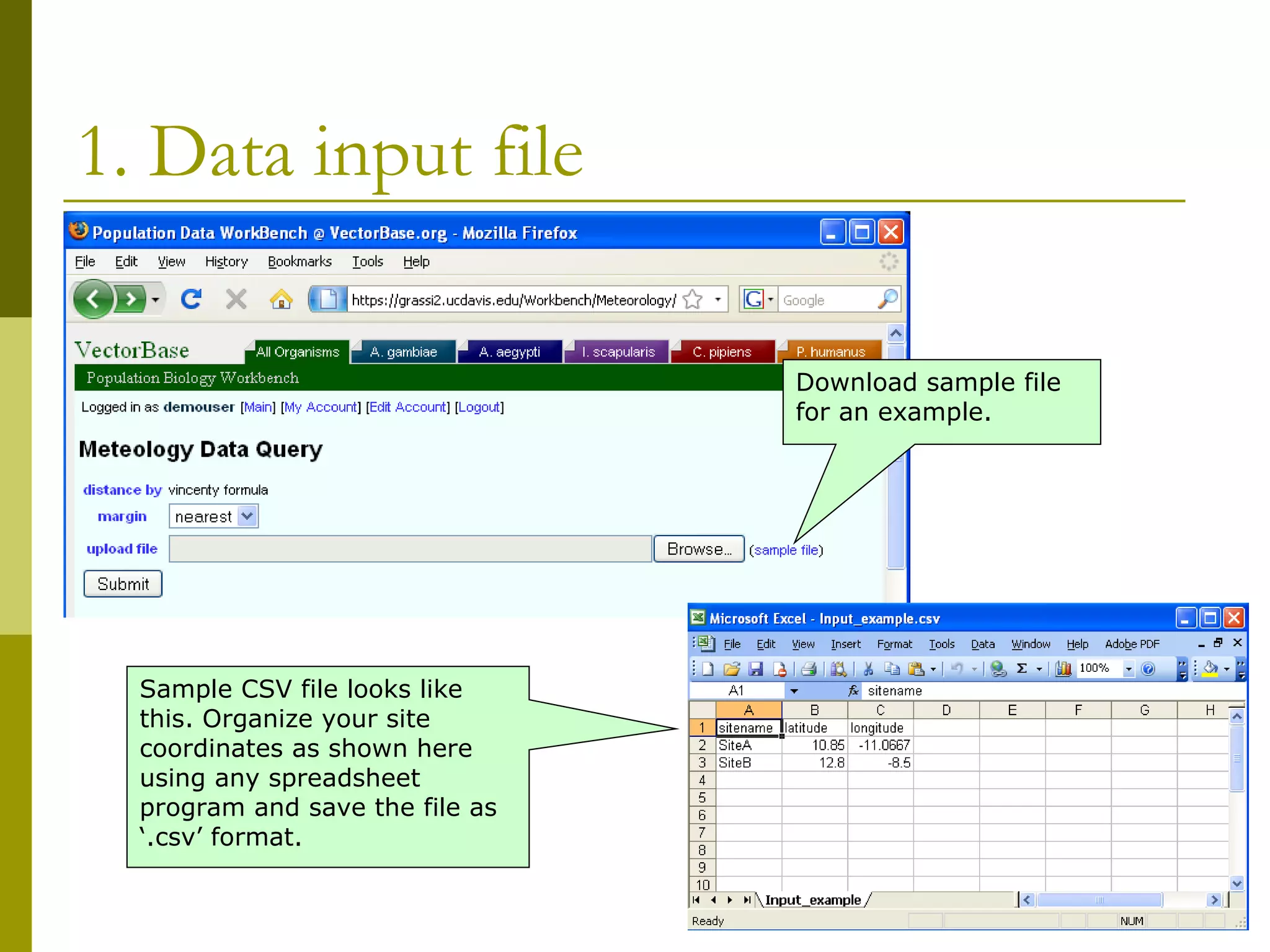 Population Data Workbench - Meteorology Data Query | PPT