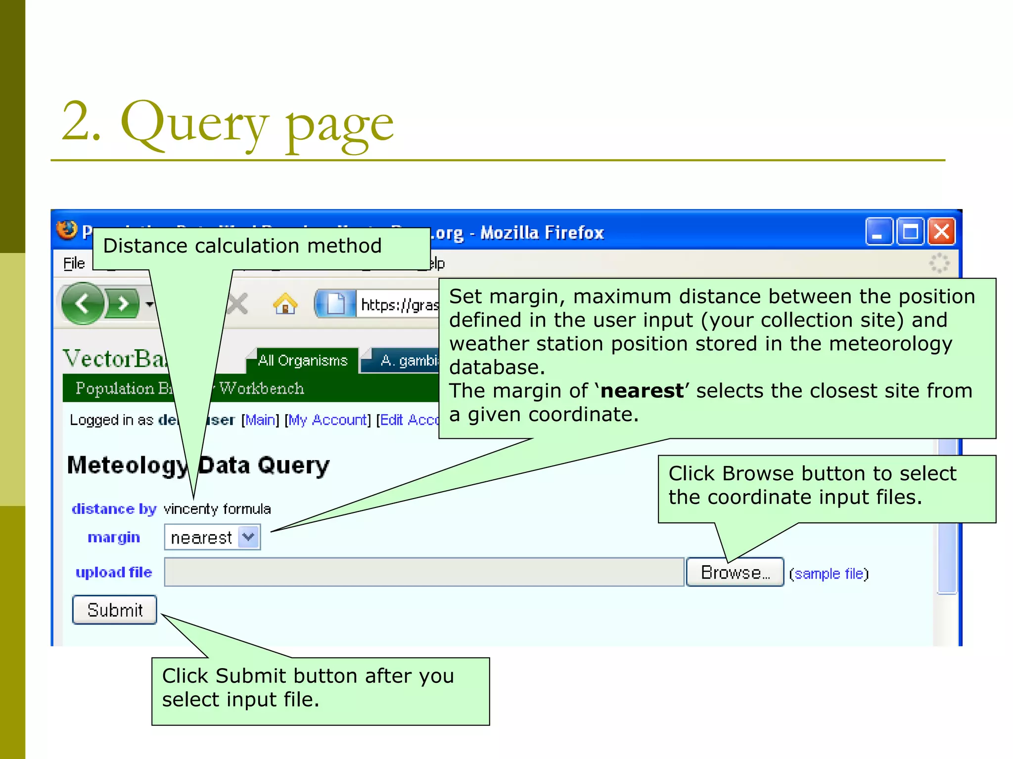 Population Data Workbench - Meteorology Data Query | PPT