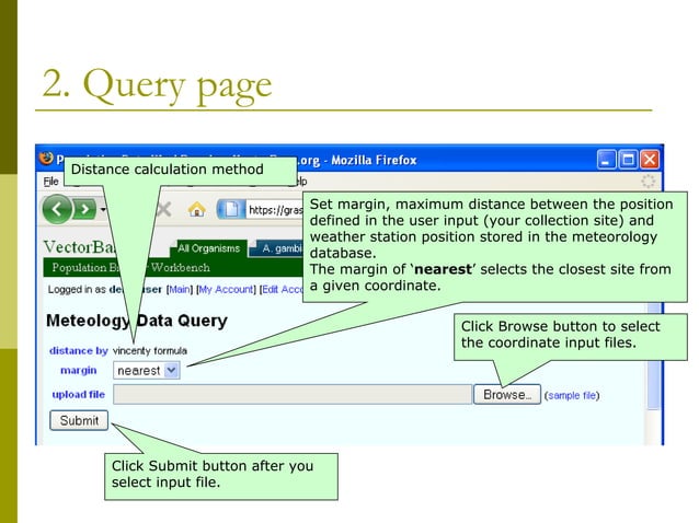 Population Data Workbench - Meteorology Data Query | PPT