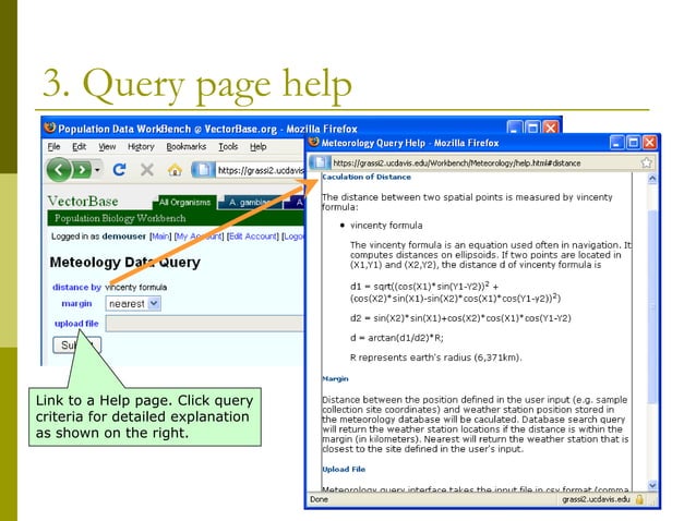 Population Data Workbench - Meteorology Data Query | PPT