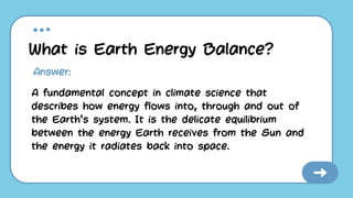 Report Meteorology earth annual energy balance | PDF