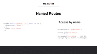 Meteor iron:router | PPT