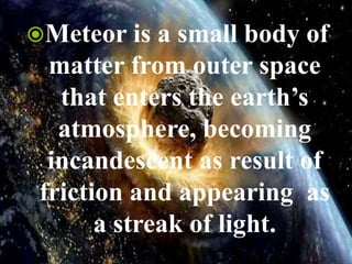 Meteors | PPTX