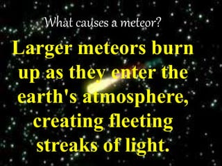 Meteors | PPT