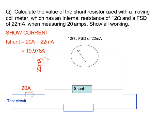 Meter Shunt (Ammeter) | PPT