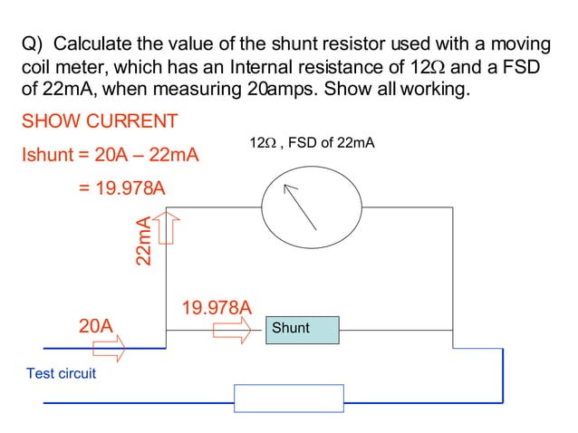 Meter Shunt (Ammeter) | PPT