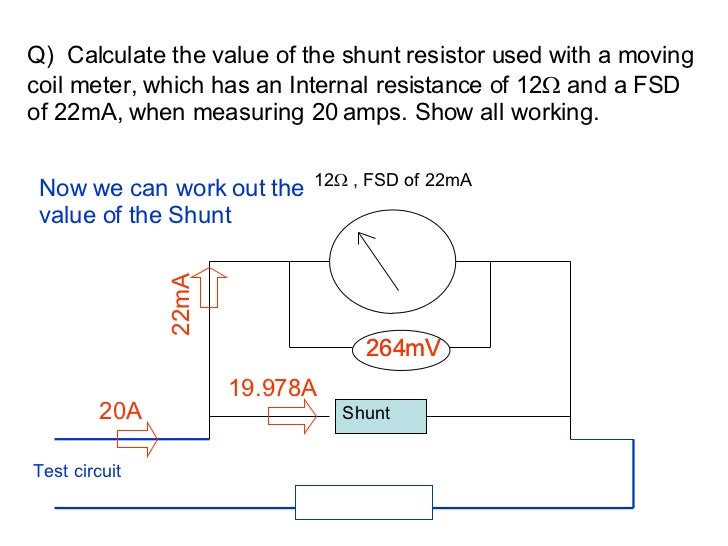 Meter Shunt (Ammeter)
