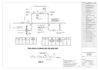 METER ARRANGEMENTS amd standard drawings for pipe laying works | PDF