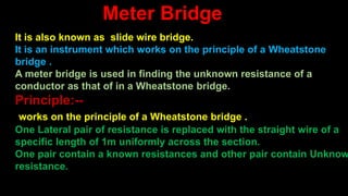 Meter bridge | PPTX