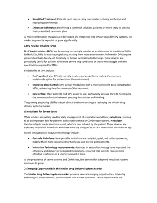 Inhaler Drug Delivery Systems Market Innovations and Emerging ...