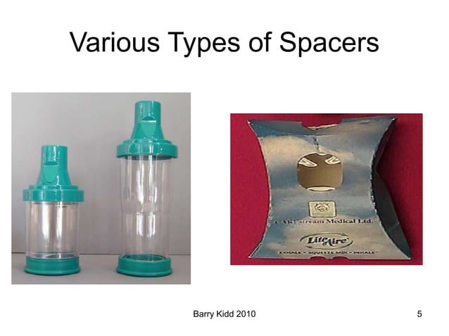 Metered dose inhaler with spacer | PPT