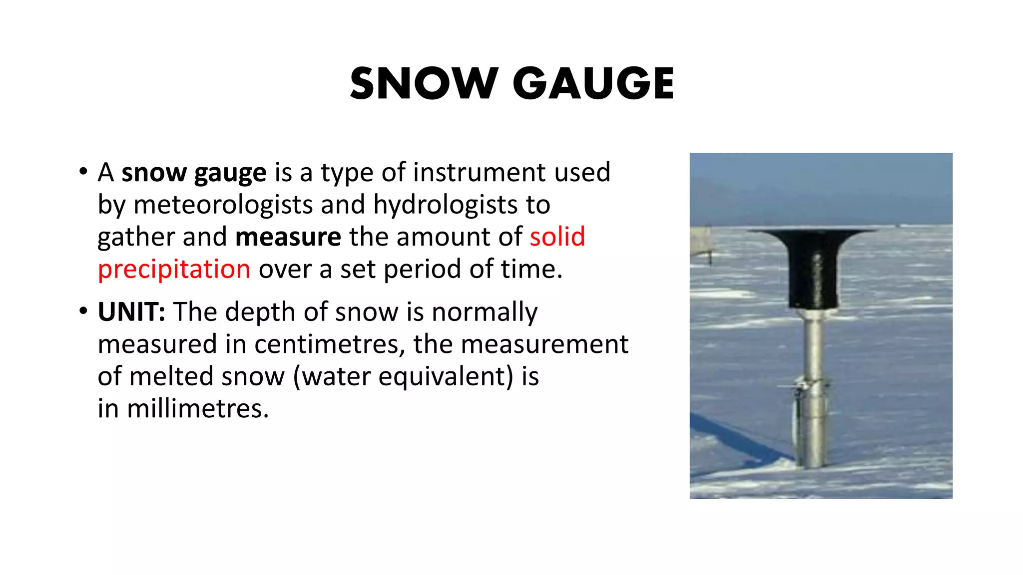 Metereological instruments | PPTX