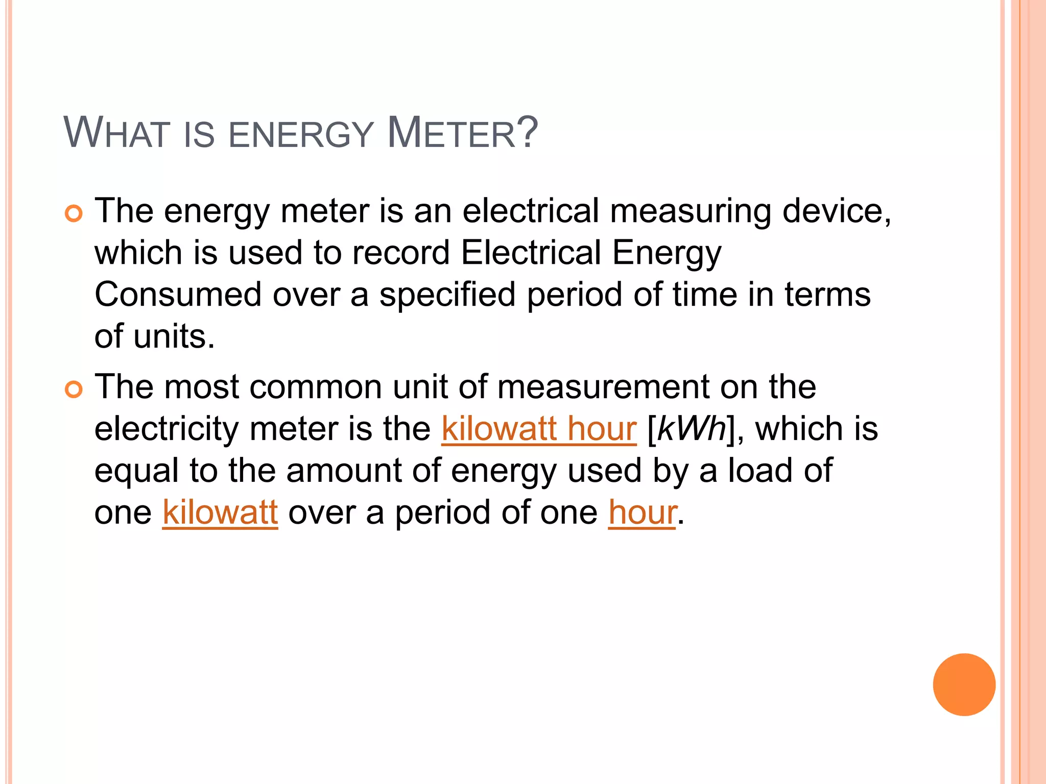 Metering and protection | PPTX