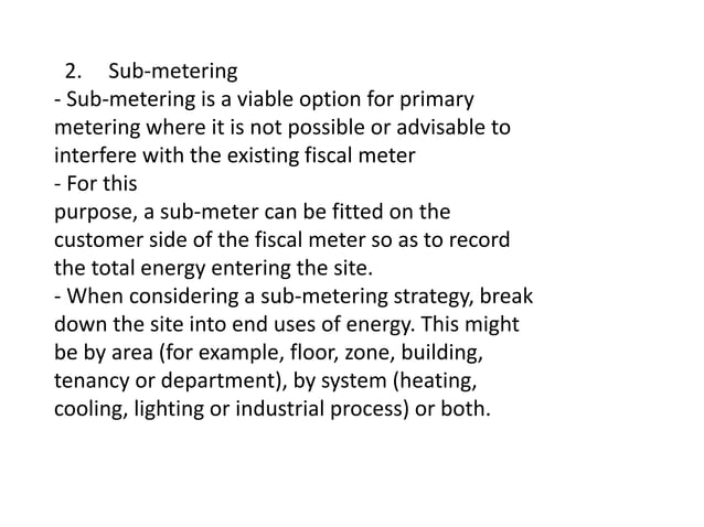 Metering techniques and practical examples | PPTX | Gas and Electric ...