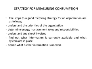 Metering techniques and practical examples | PPTX