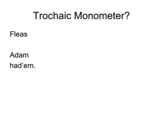 Meter in poetry middle school | PPT