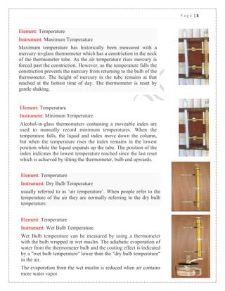 Meterological instruments | PDF
