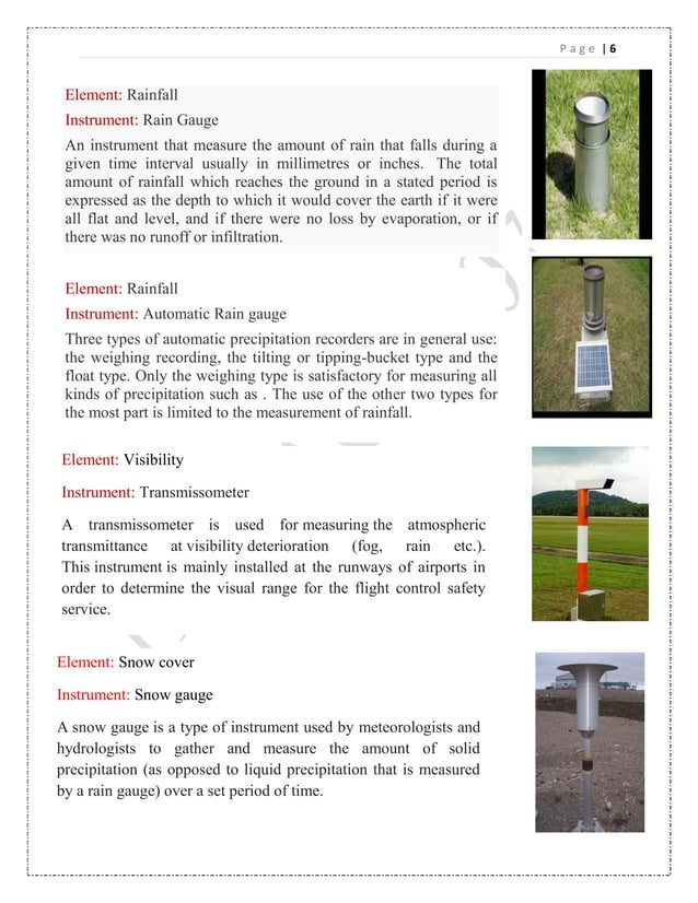 Meterological instruments | PDF | Weather | Science