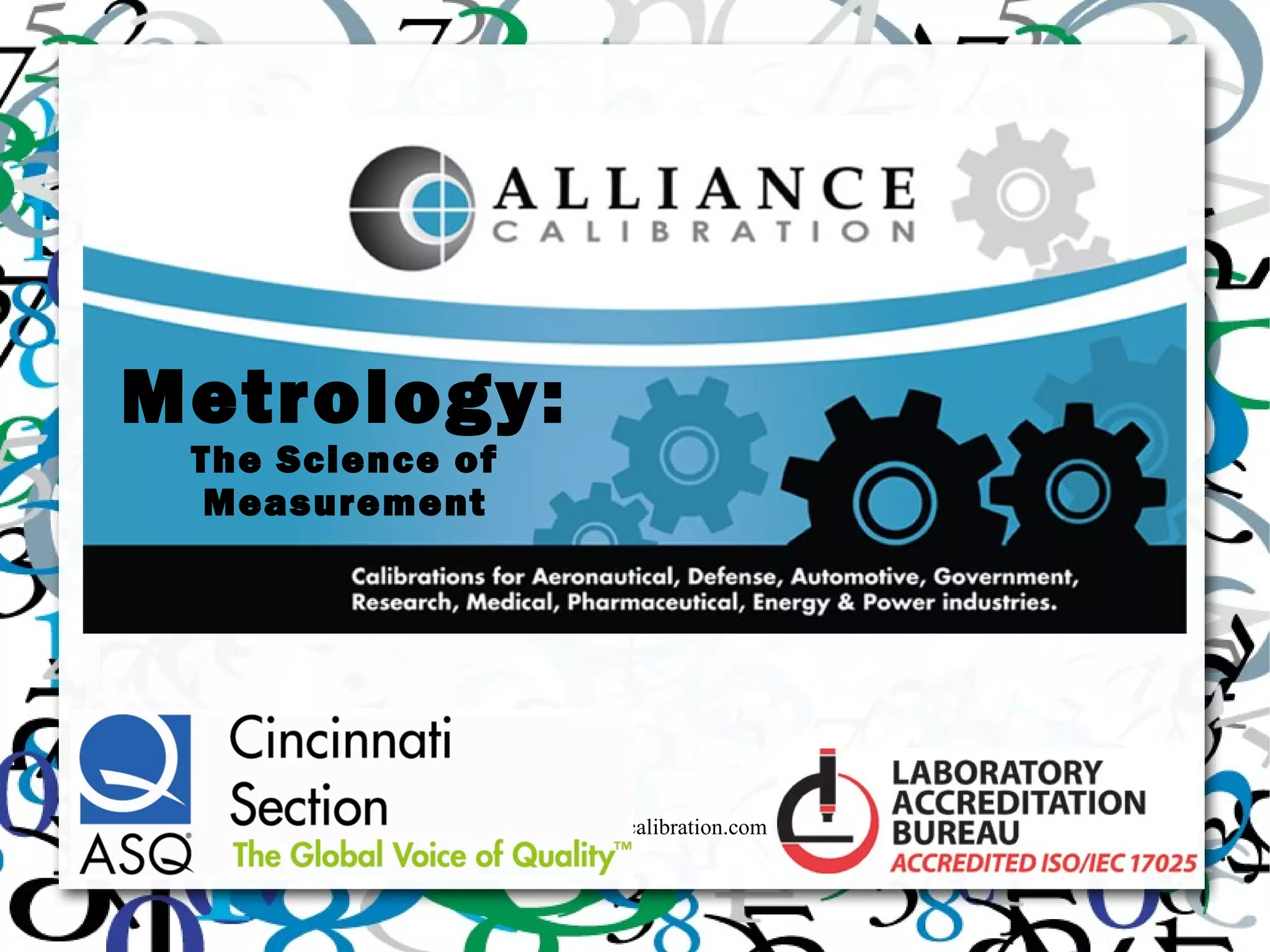 Meterology the science of measurement | PPT