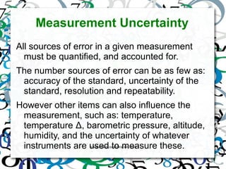 Meterology the science of measurement | PPT