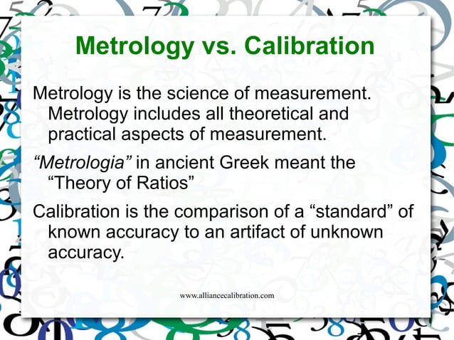 Meterology the science of measurement | PPT