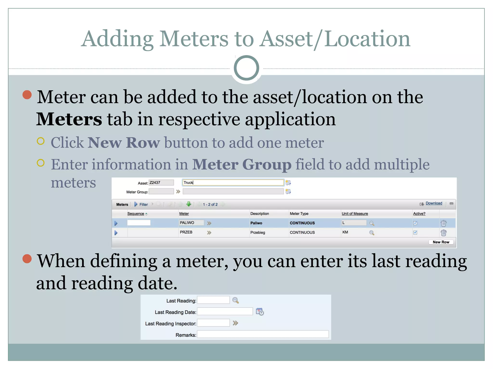 Meters in IBM Maximo Asset Management | PPT