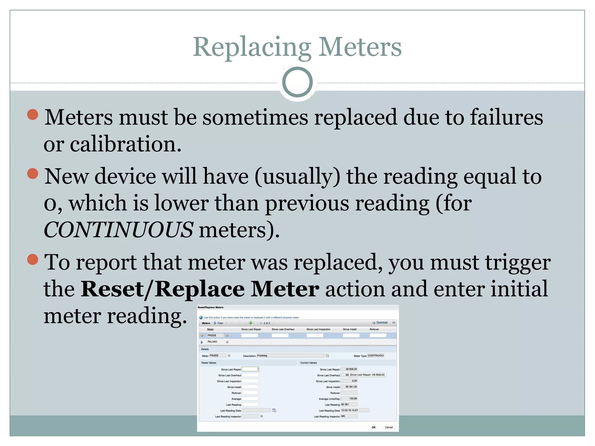 Meters in IBM Maximo Asset Management | PPT