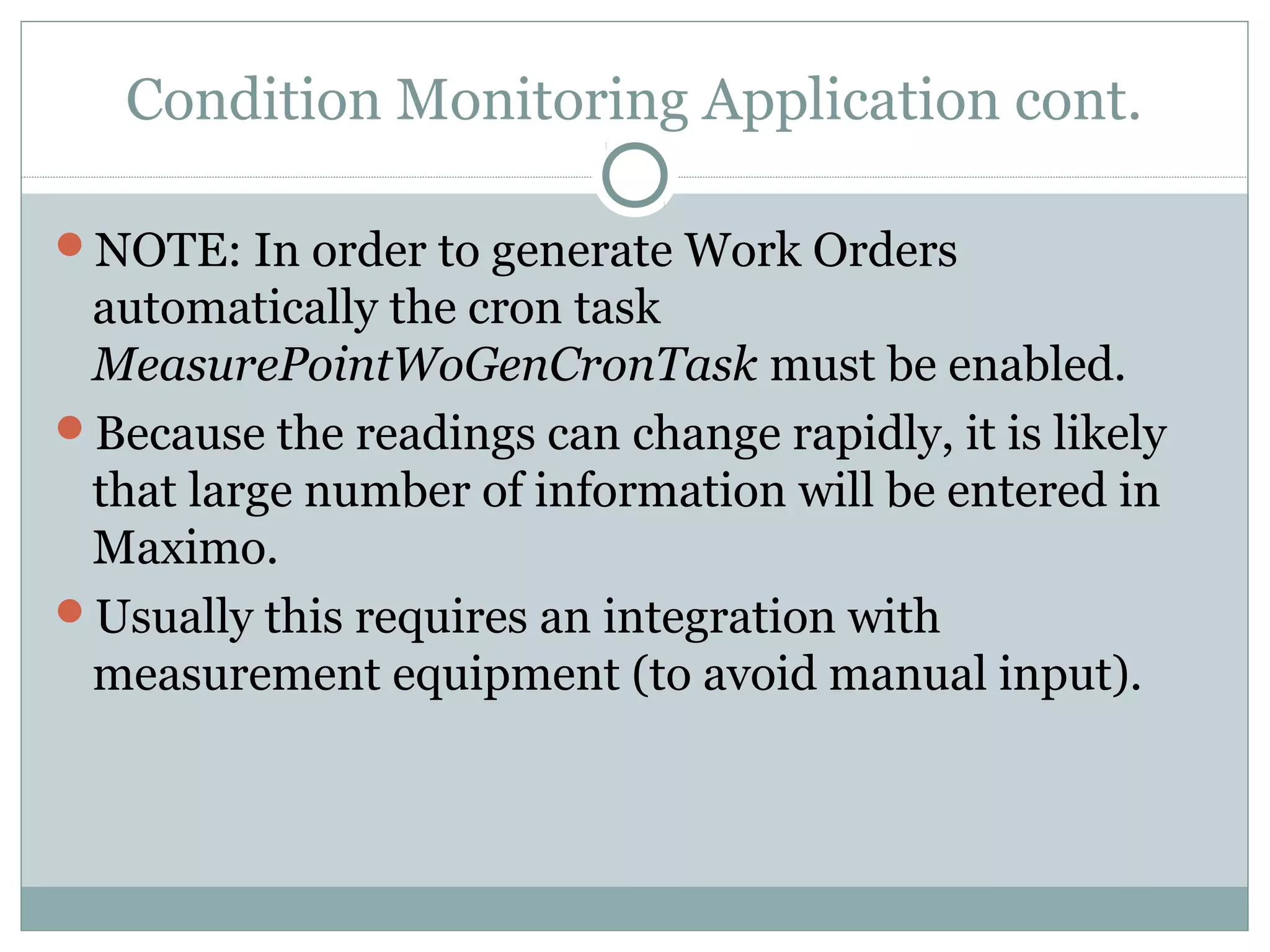 Meters in IBM Maximo Asset Management | PPT