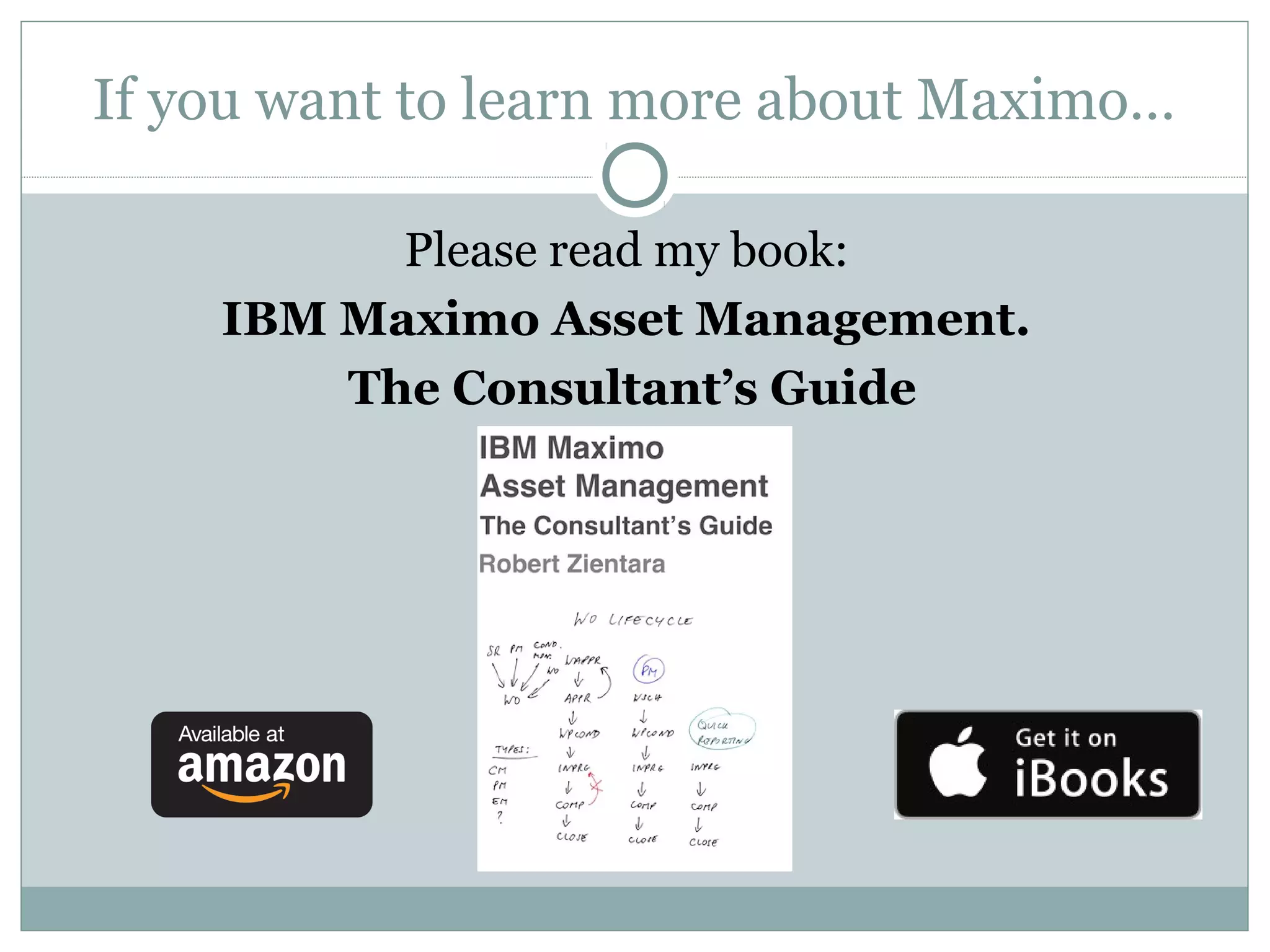 Meters in IBM Maximo Asset Management | PPT