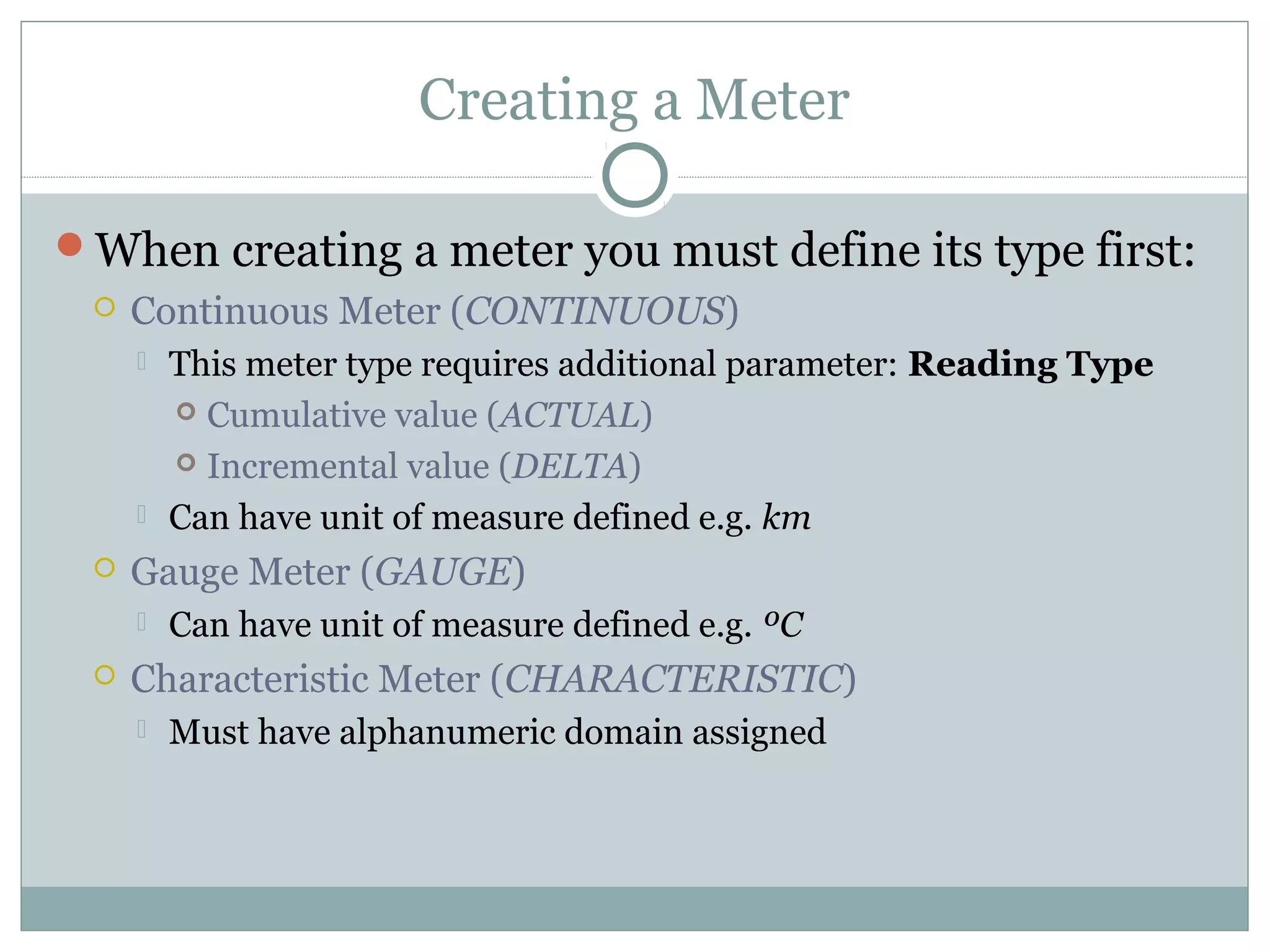 Meters in IBM Maximo Asset Management | PPT