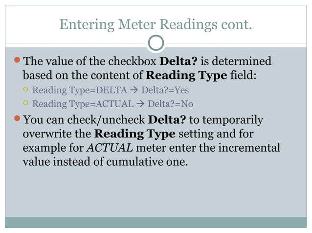 Meters in IBM Maximo Asset Management | PPT | Auto Navigation Systems ...