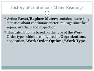 Meters in IBM Maximo Asset Management | PPT