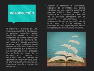 La METÁFORA en arquitectura como estrategia de diseño. | PDF