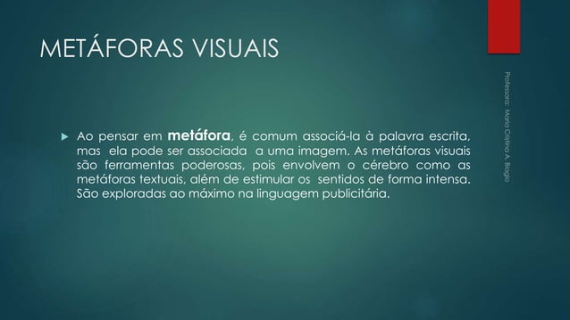 Metáforas visuais | PPTX