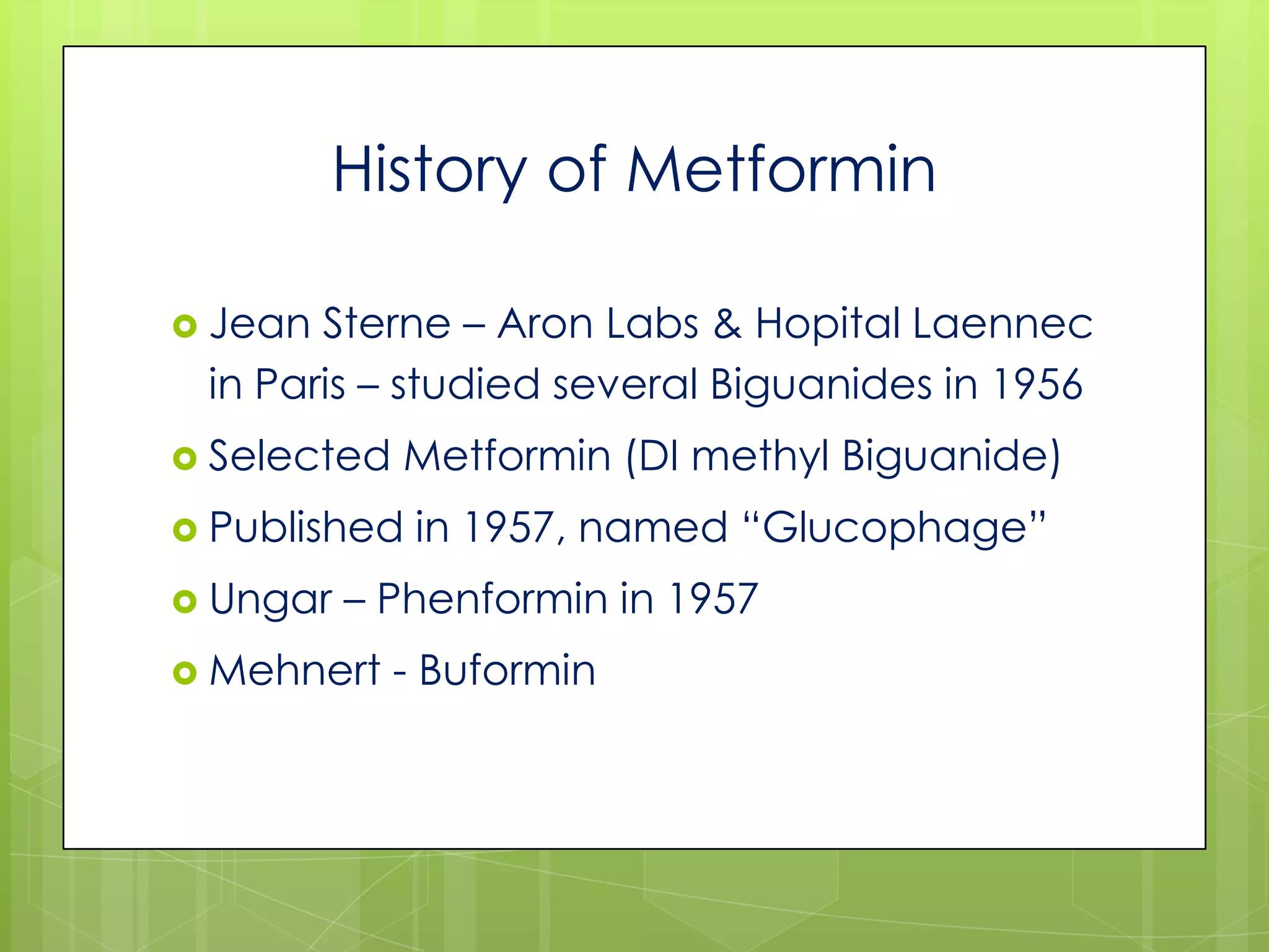 Metformin | PPTX