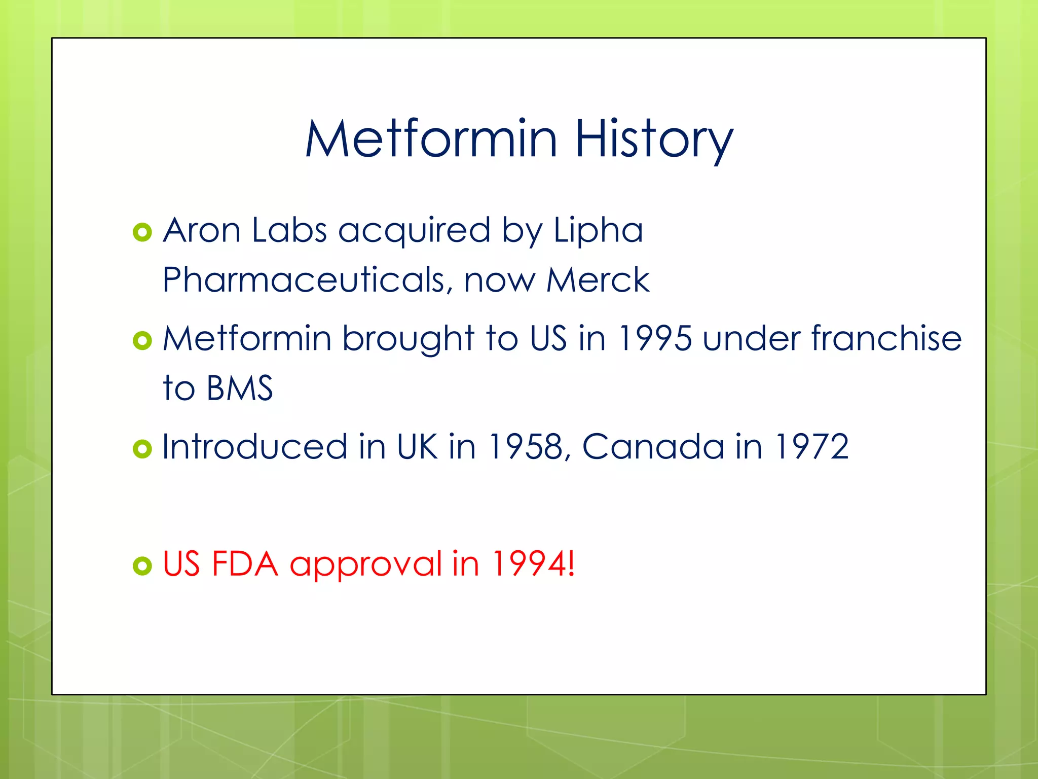 Metformin | PPTX