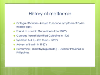 Metformin | PPTX