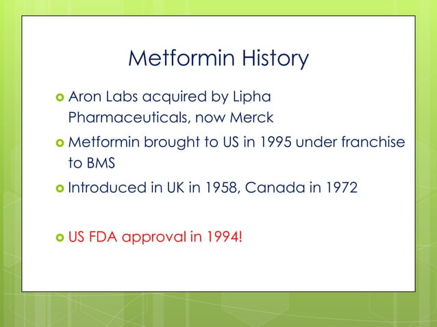 Metformin | PPTX | Endocrine and Metabolic Diseases | Diseases and ...