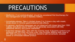DRUG PROFILE OF METFORMIN : Intro, history, MOA, dose, pharmacokinetics ...