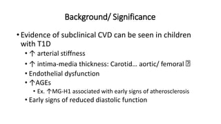Metformin and vascular health in youth with type 1 diabetes T1D | PPT