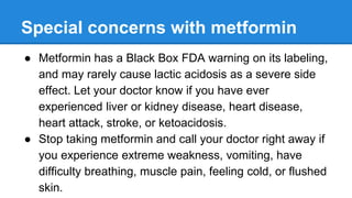 Med Basics: Metformin | PPTX | Digestive Disorders | Diseases and ...