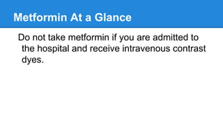 Med Basics: Metformin | PPTX