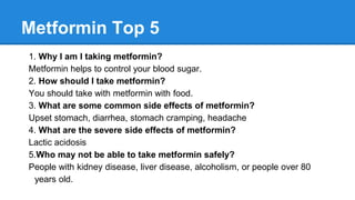 Med Basics: Metformin | PPTX