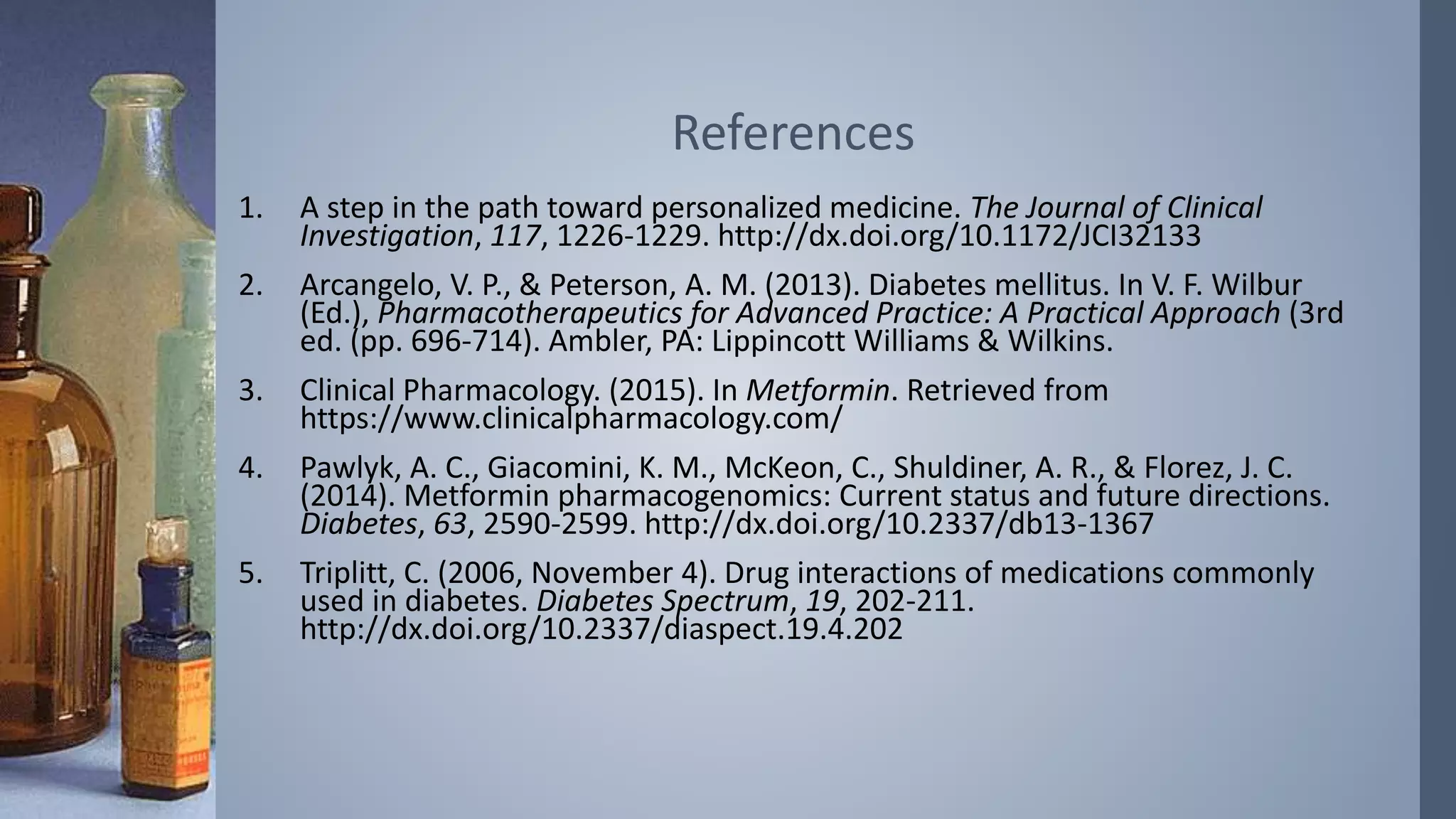 Metformin PowerPoint | PPTX