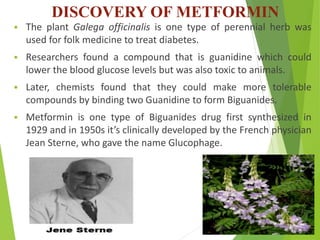 Metformin; type 2 diabetes; healthcare; nutrition | PPTX