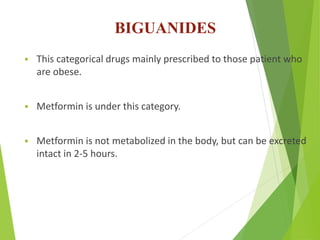 Metformin; type 2 diabetes; healthcare; nutrition | PPTX