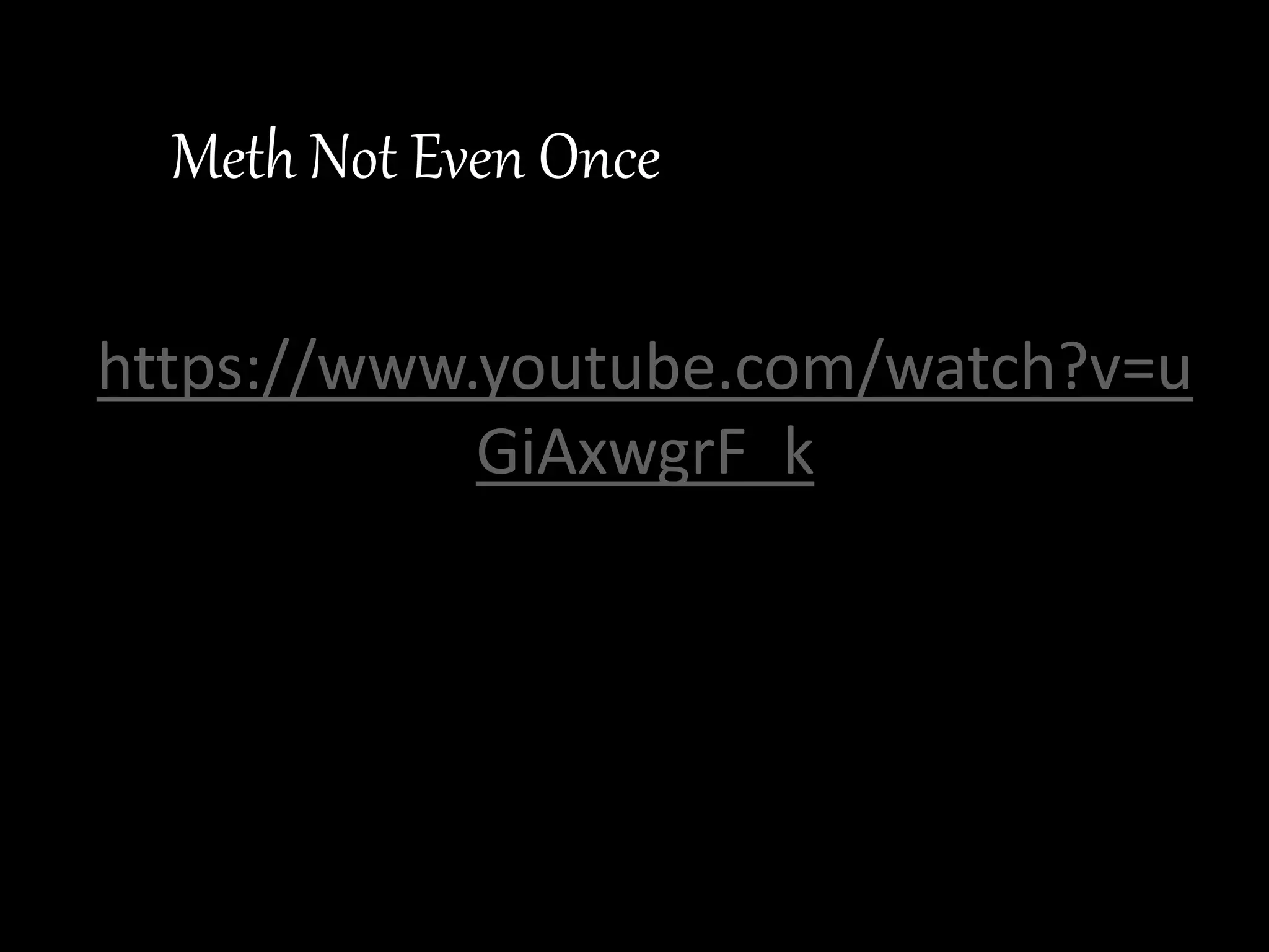 Meth | PPTX