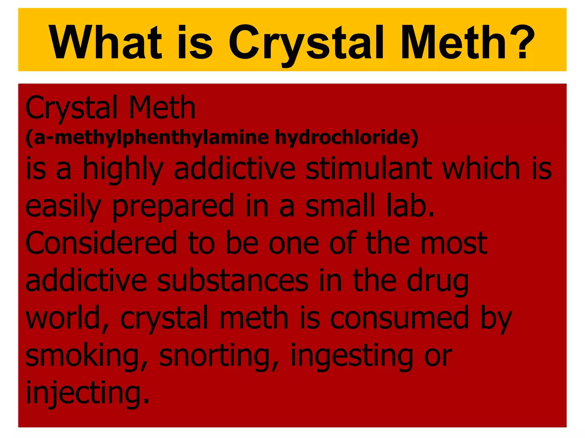 Meth Powerpoint | PPT