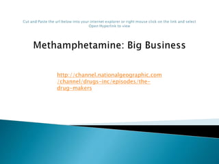 Methamphetamine | PPTX